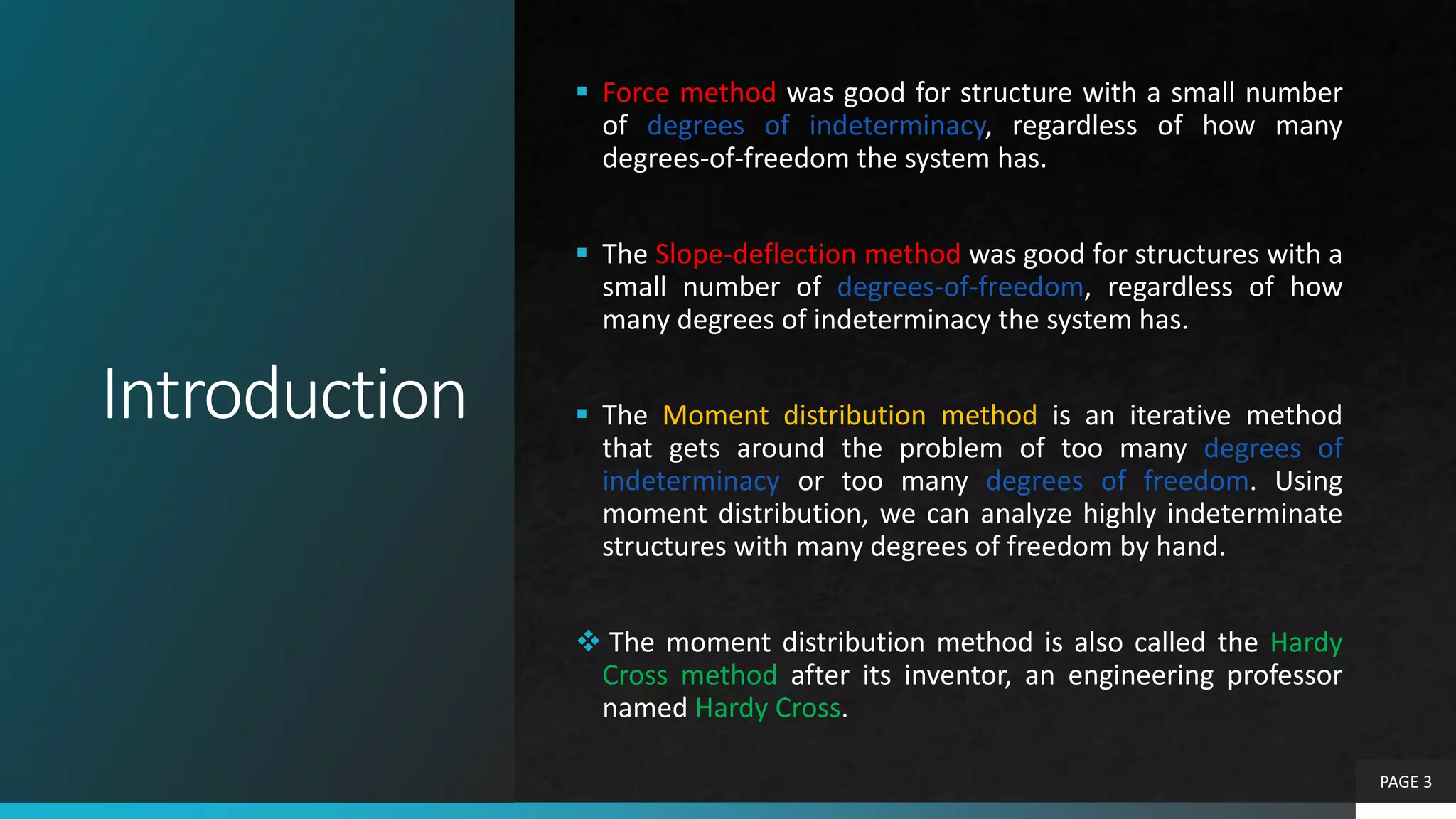 Moment Distribution Method | PPTX