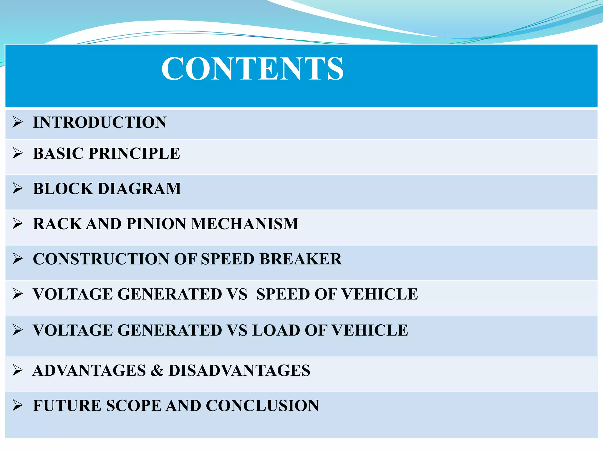 power generation by speed breaker | PPTX