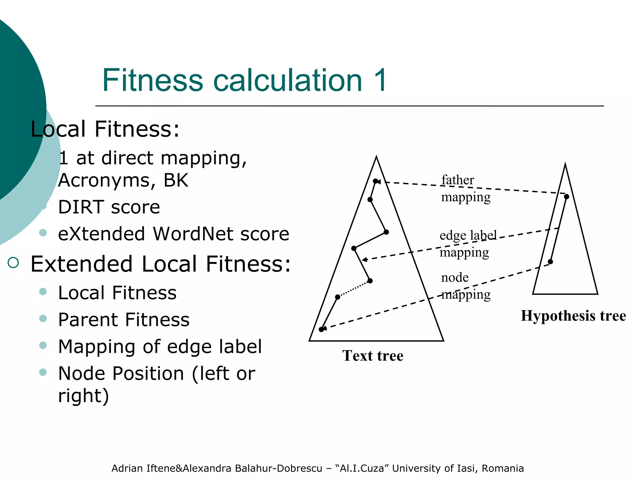 Hypothesis Transformation and Semantic Variability Rules Used in RTE | PPT