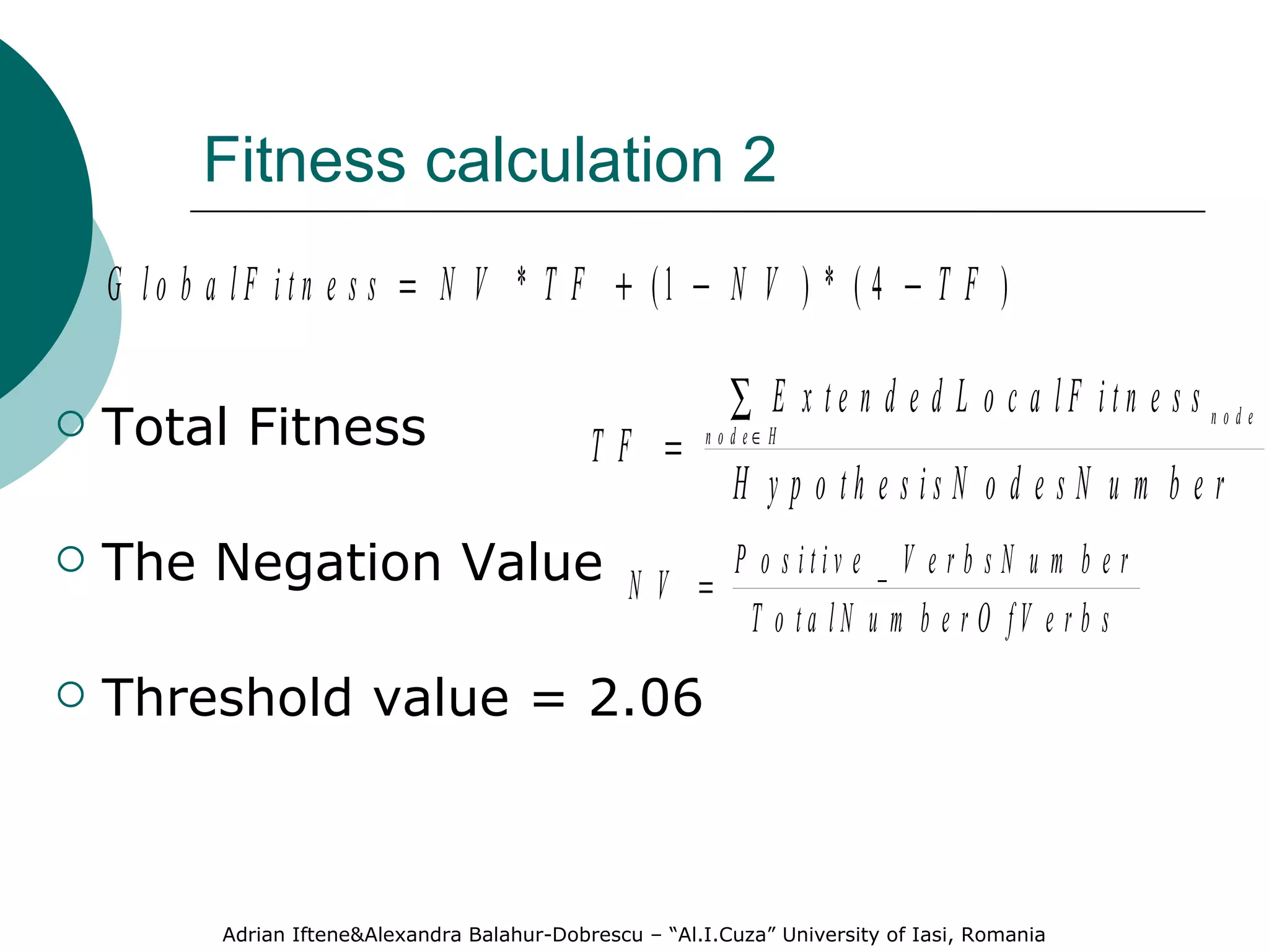 Hypothesis Transformation and Semantic Variability Rules Used in RTE | PPT