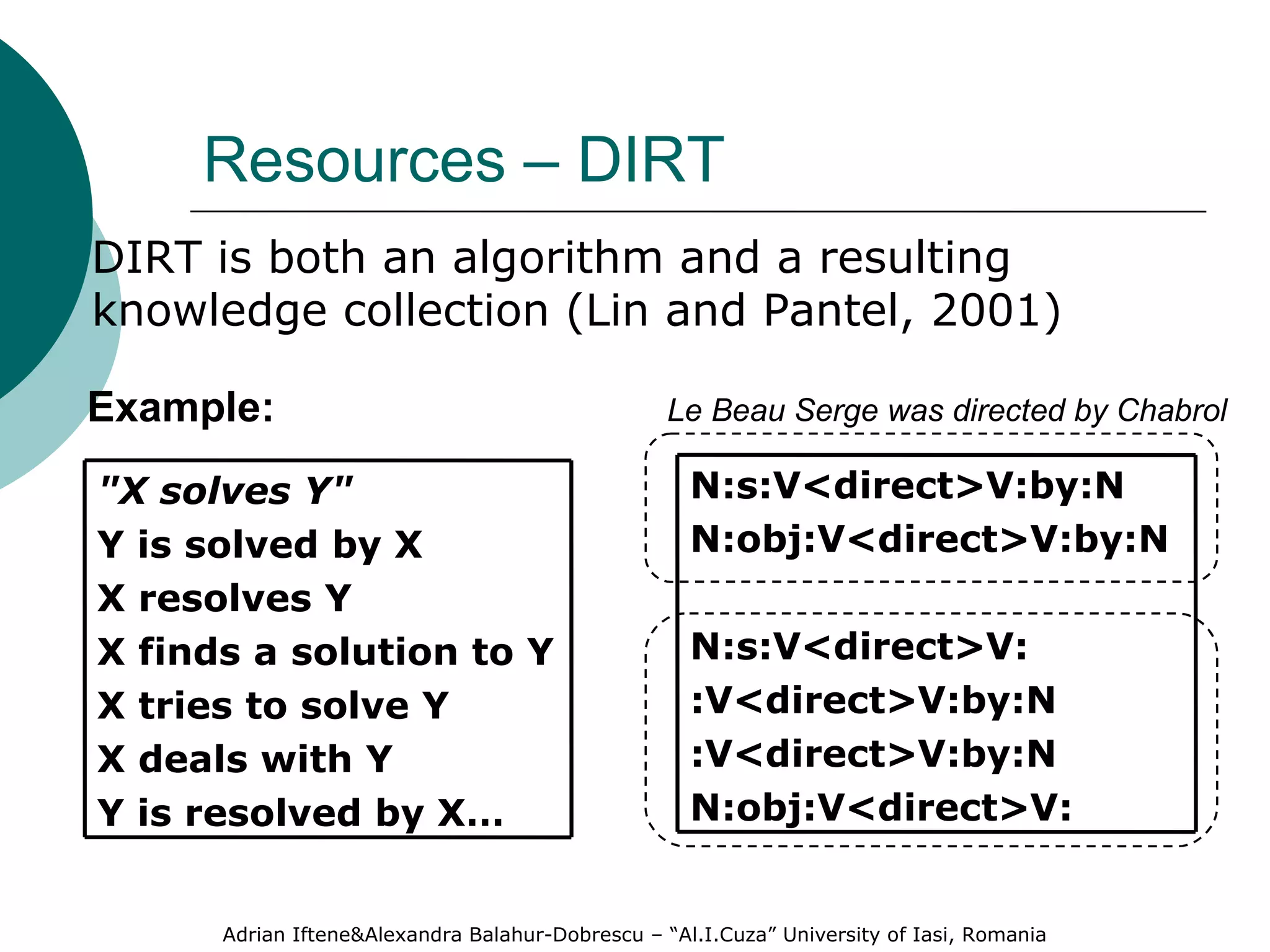 Hypothesis Transformation And Semantic Variability Rules Used In Rte Ppt