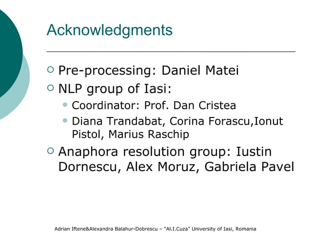 Hypothesis Transformation and Semantic Variability Rules Used in RTE | PPT