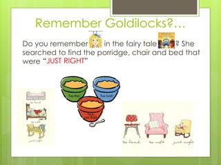 Finding a "JUST RIGHT" book | PPTX | Fiction | Books and Literature