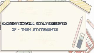 This slide about If then Statements pptx | PPTX