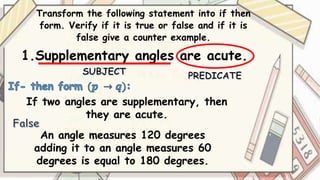 This slide about If then Statements pptx | PPTX