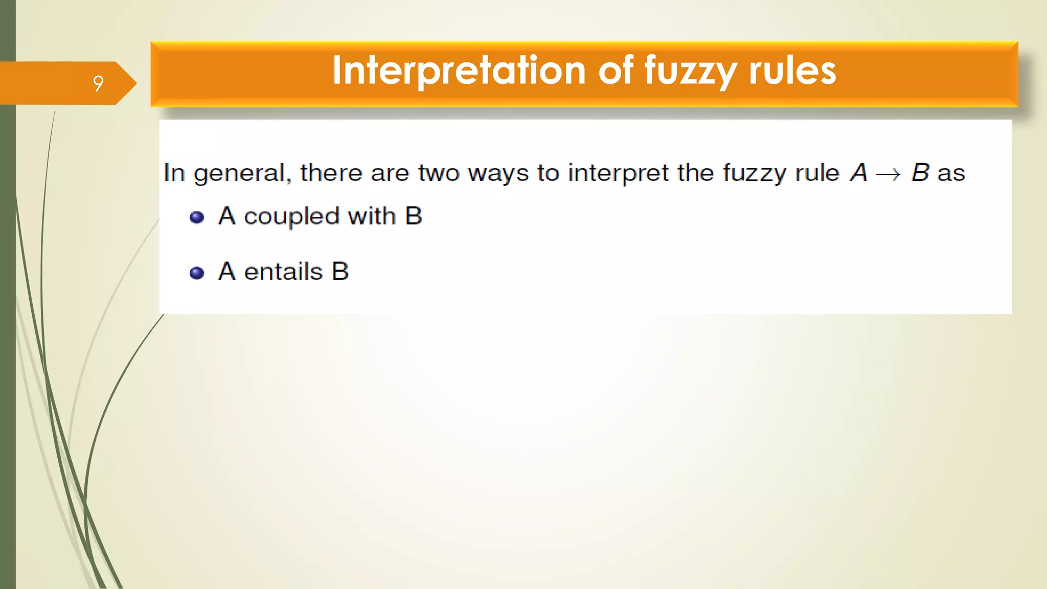 If then rule in fuzzy logic and fuzzy implications | PDF