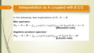 If then rule in fuzzy logic and fuzzy implications | PDF