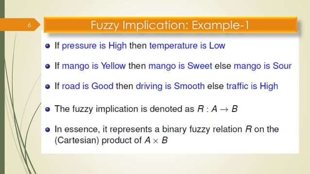 If then rule in fuzzy logic and fuzzy implications | PDF