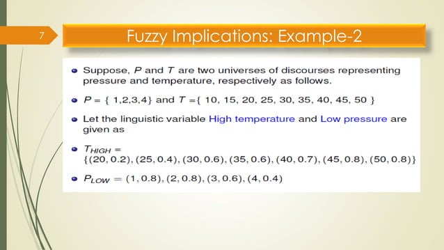If then rule in fuzzy logic and fuzzy implications | PDF