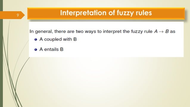 If then rule in fuzzy logic and fuzzy implications | PDF