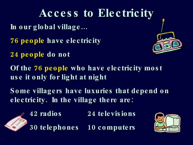 If The World Were A Village | PPT