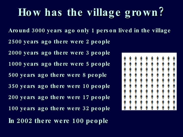 If The World Were A Village | PPT
