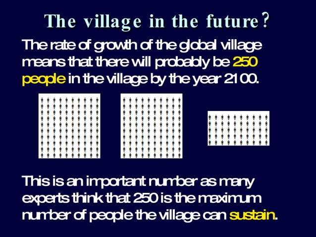 If The World Were A Village | PPT