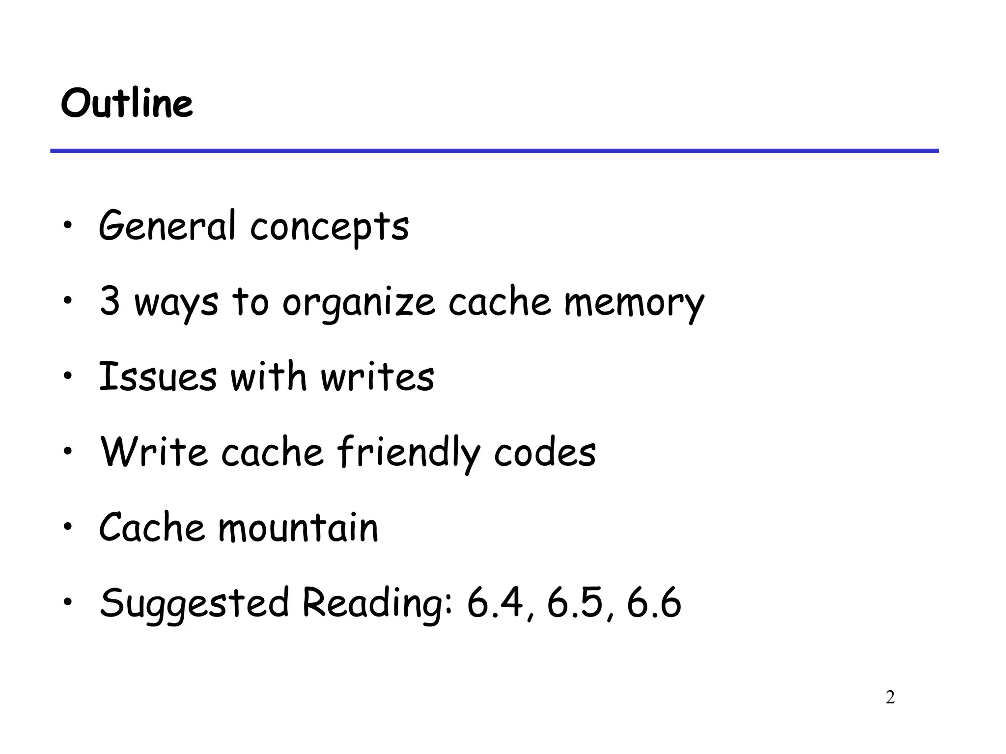 Memory caching | PPT