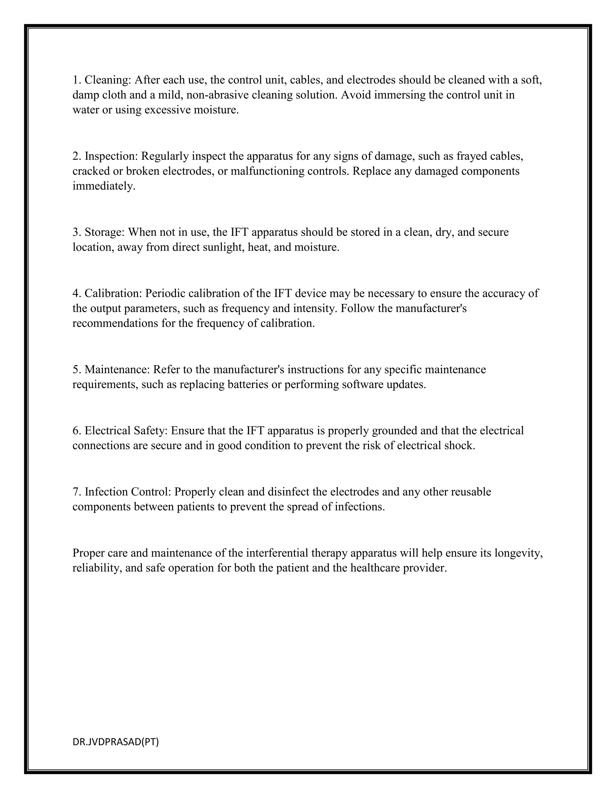 IFT -INTERFERENTIAL THERAPTY- MEDIUM FREQUENCY CURRENTS | DOCX