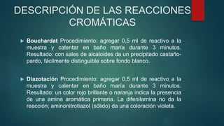 TECNICAS Y PROCEDIMIENTOS PARA ANALISIS TOXICOLOGICO | PPTX