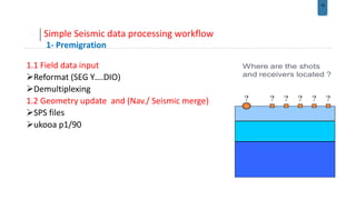 Seismic data processing | PPTX