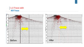 Seismic data processing | PPTX