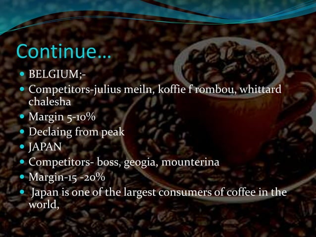 COFFEE EXPORT BUSINESS IDEA | PPTX