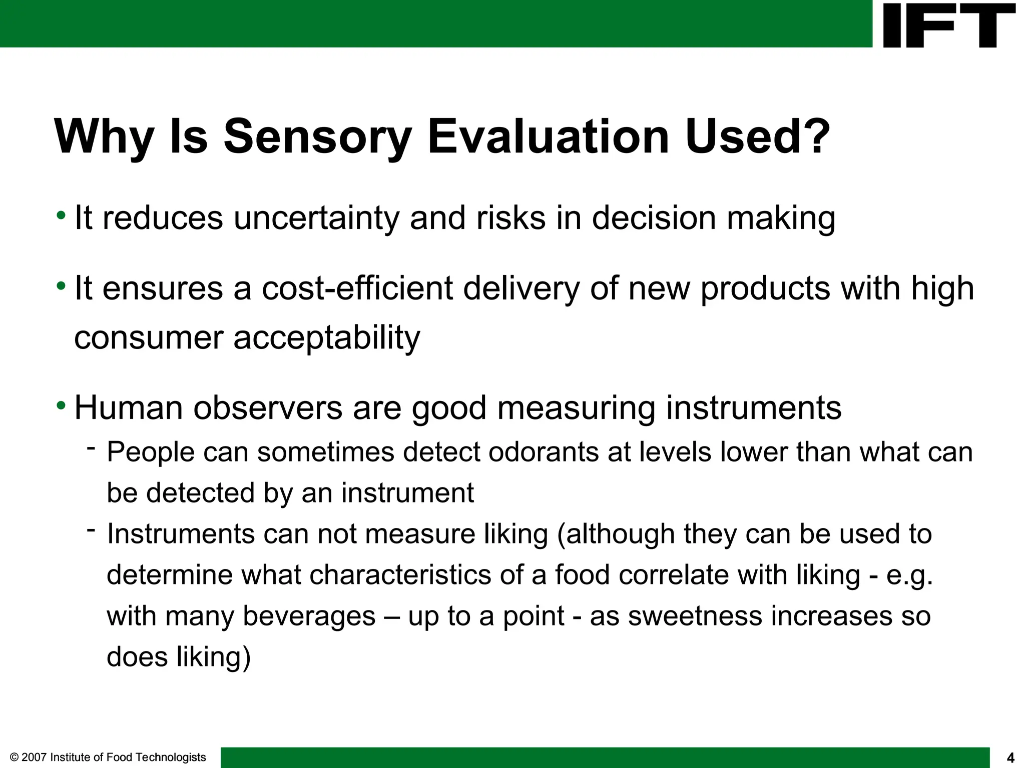 Sensory Science 101 Part II: Sensory Evaluation Methods | PPT