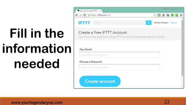 IFTTT Basic Tutorial | PPT