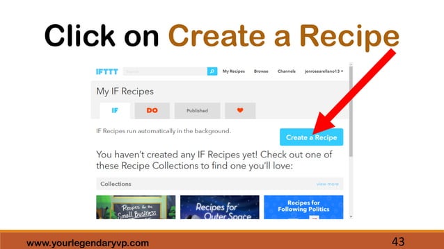 IFTTT Basic Tutorial | PPT