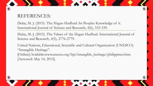 IFUGAO PRACTICE-Baki and hudhudreport .pptx | Hinduism | Religion ...