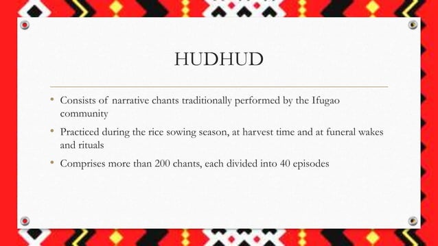IFUGAO PRACTICE-Baki and hudhudreport .pptx | Hinduism | Religion ...