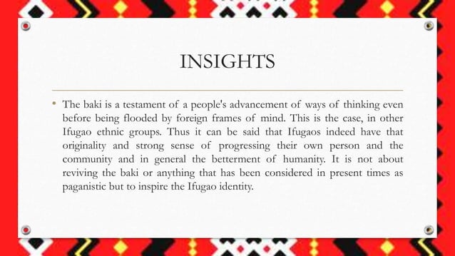 IFUGAO PRACTICE-Baki and hudhudreport .pptx | Hinduism | Religion ...