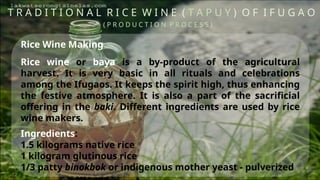 The Province of Ifugao's Food and Culture | PPTX