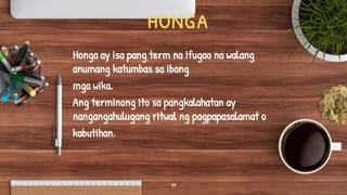 ifugao terms proposed for incorporation into the vocabulary of the ...