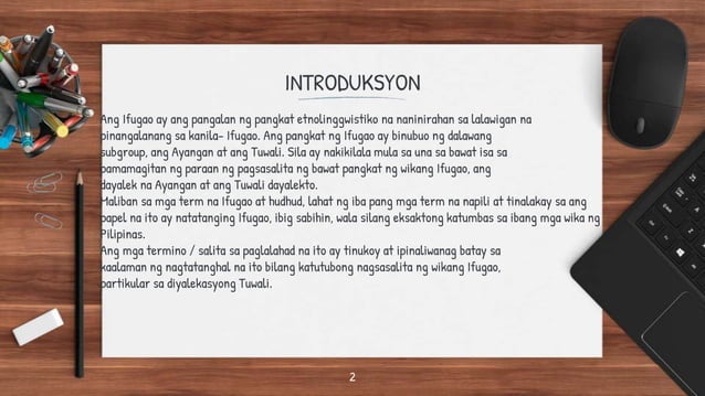 ifugao terms proposed for incorporation into the vocabulary of the ...
