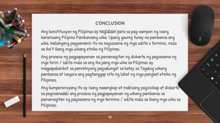ifugao terms proposed for incorporation into the vocabulary of the ...