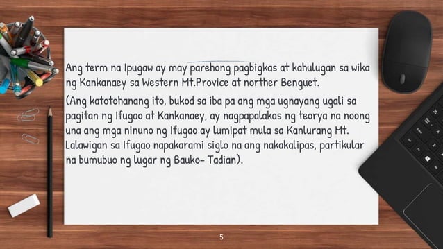 ifugao terms proposed for incorporation into the vocabulary of the ...