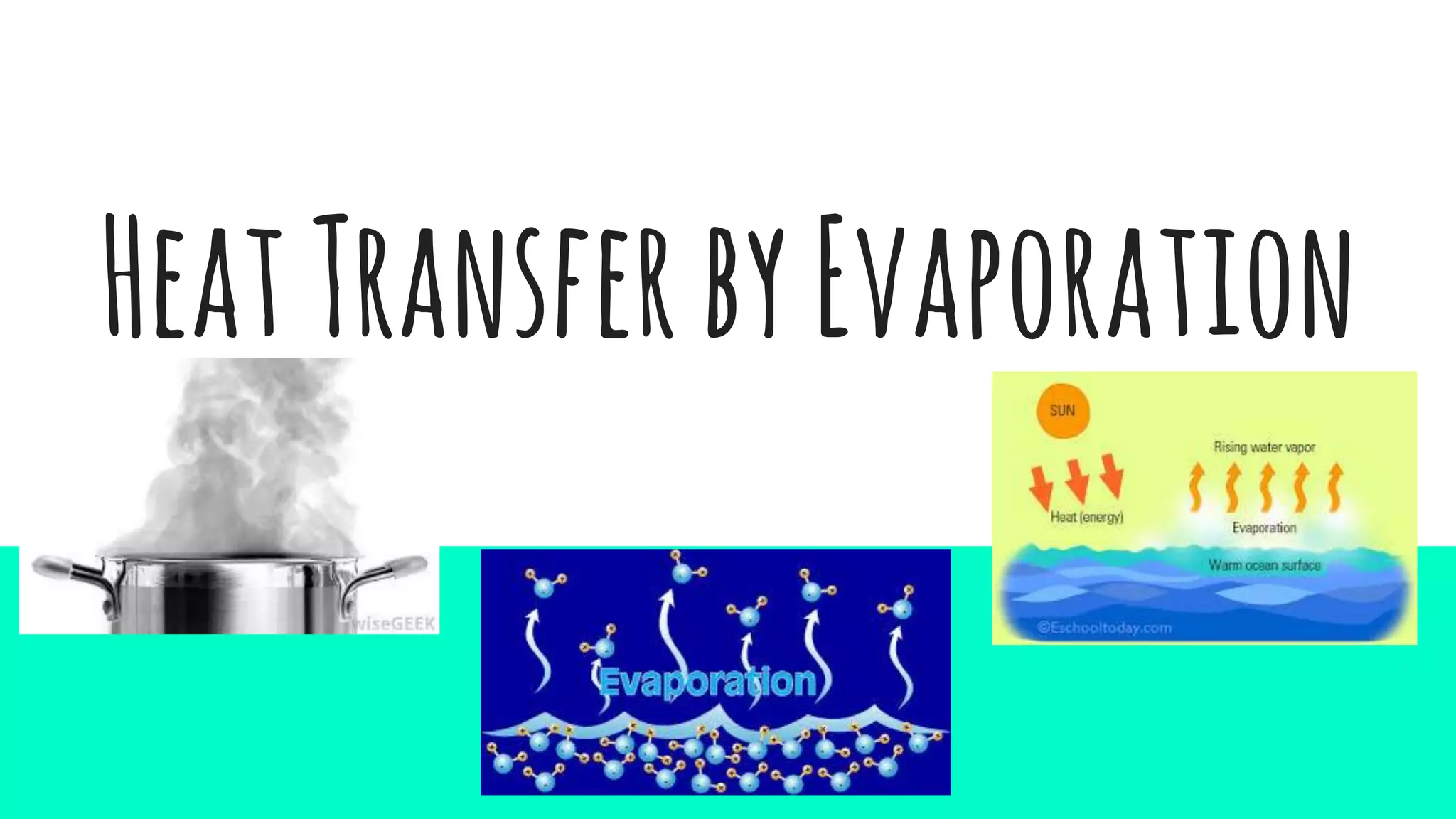 Heat transfer by evaporation | PDF