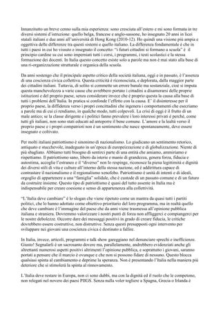 I futuri cittadini si formano a scuola | DOCX