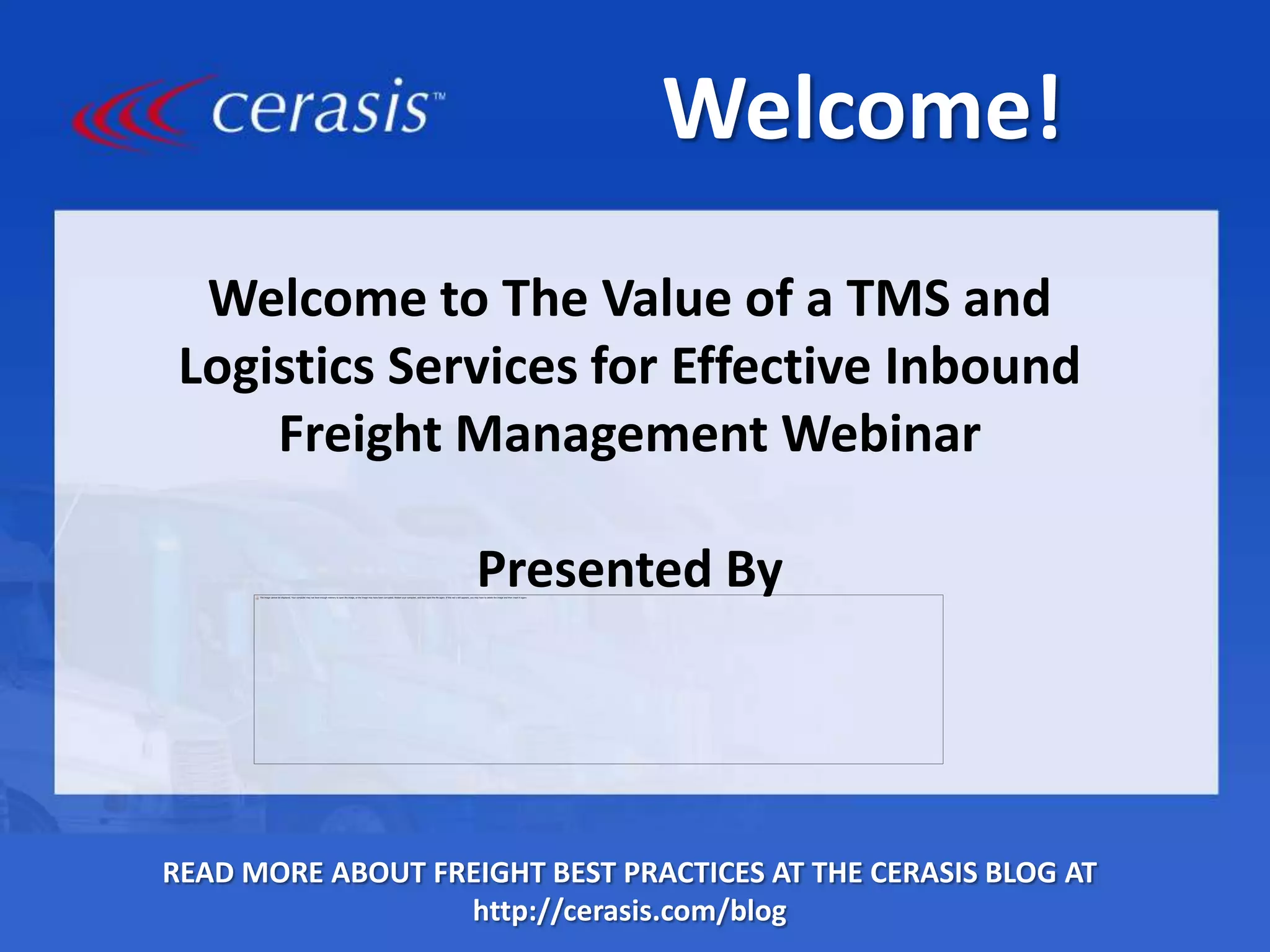 Inbound Logistics: The Power of a Transportation Management System and ...