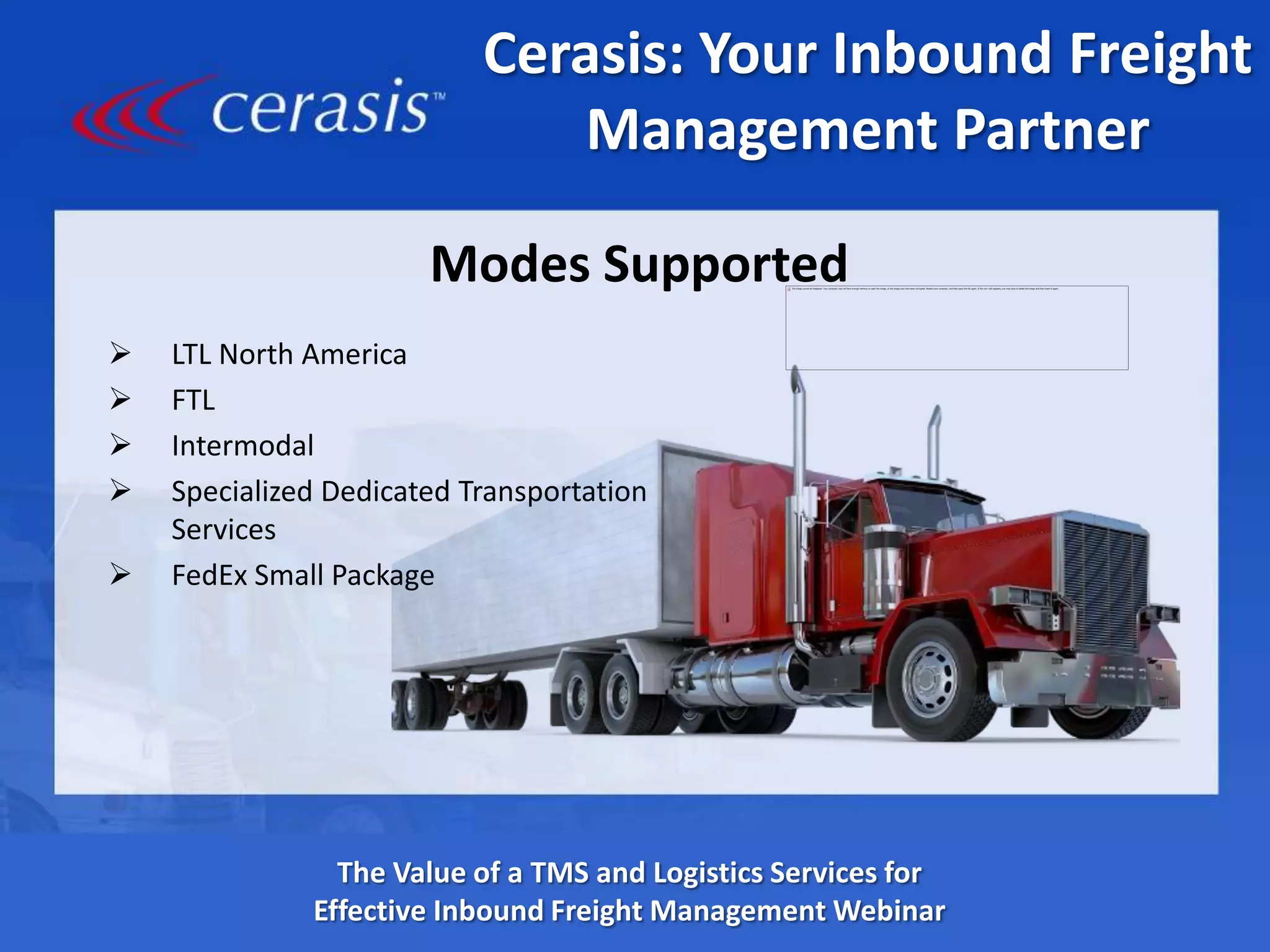 Inbound Logistics: The Power of a Transportation Management System and ...