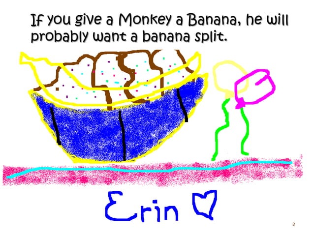 If you give a monkey a banana | PPTX | Desserts and Baking | Food & Drink