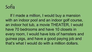 If You Made a Million... | PPTX
