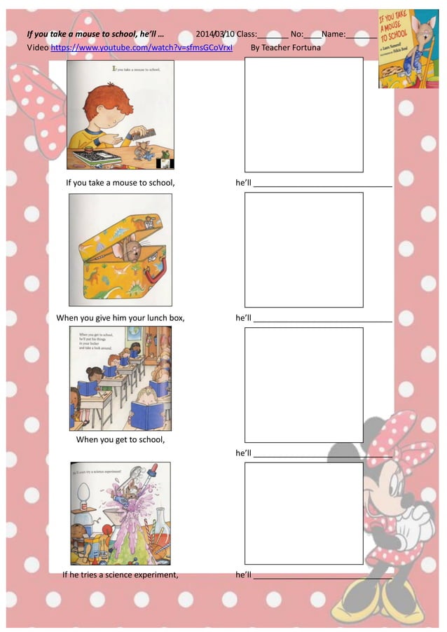 If you take a mouse to school, he will | PDF