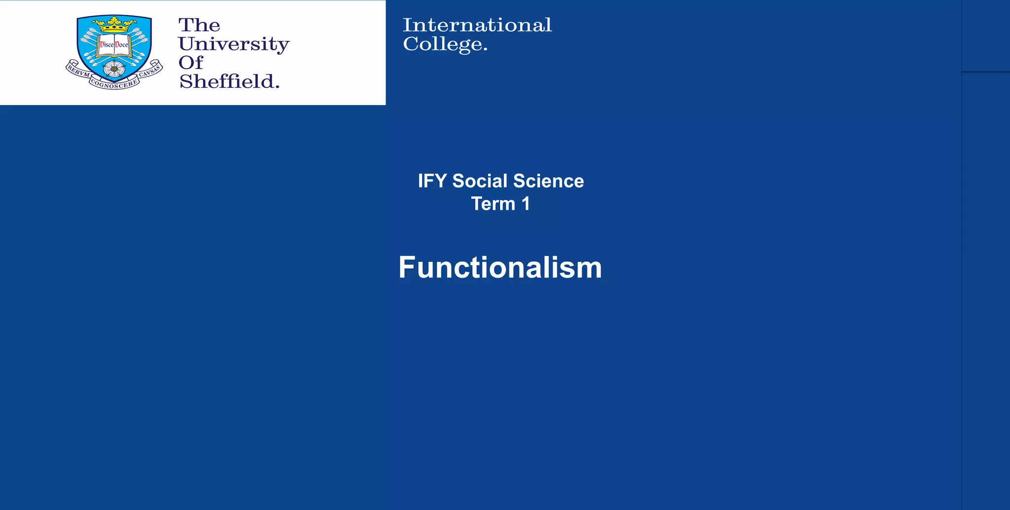 IFY_SSc_Lecture6_Functionalism | PPT