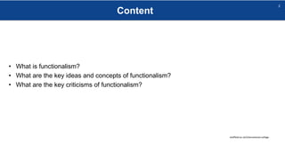 IFY_SSc_Lecture6_Functionalism | PPT