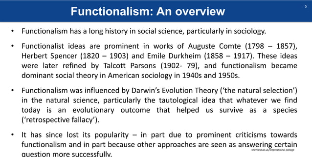 IFY_SSc_Lecture6_Functionalism | PPT
