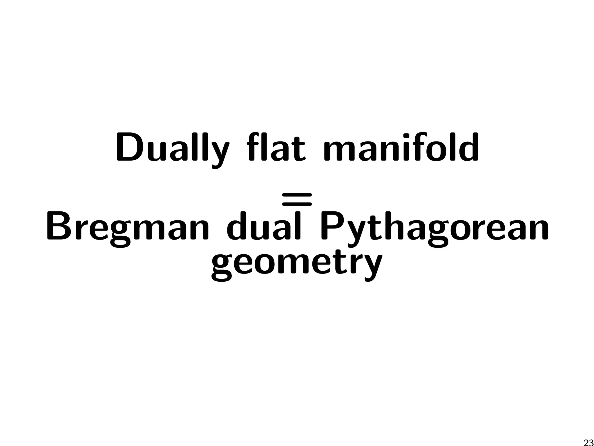 Information geometry: Dualistic manifold structures and their uses | PDF