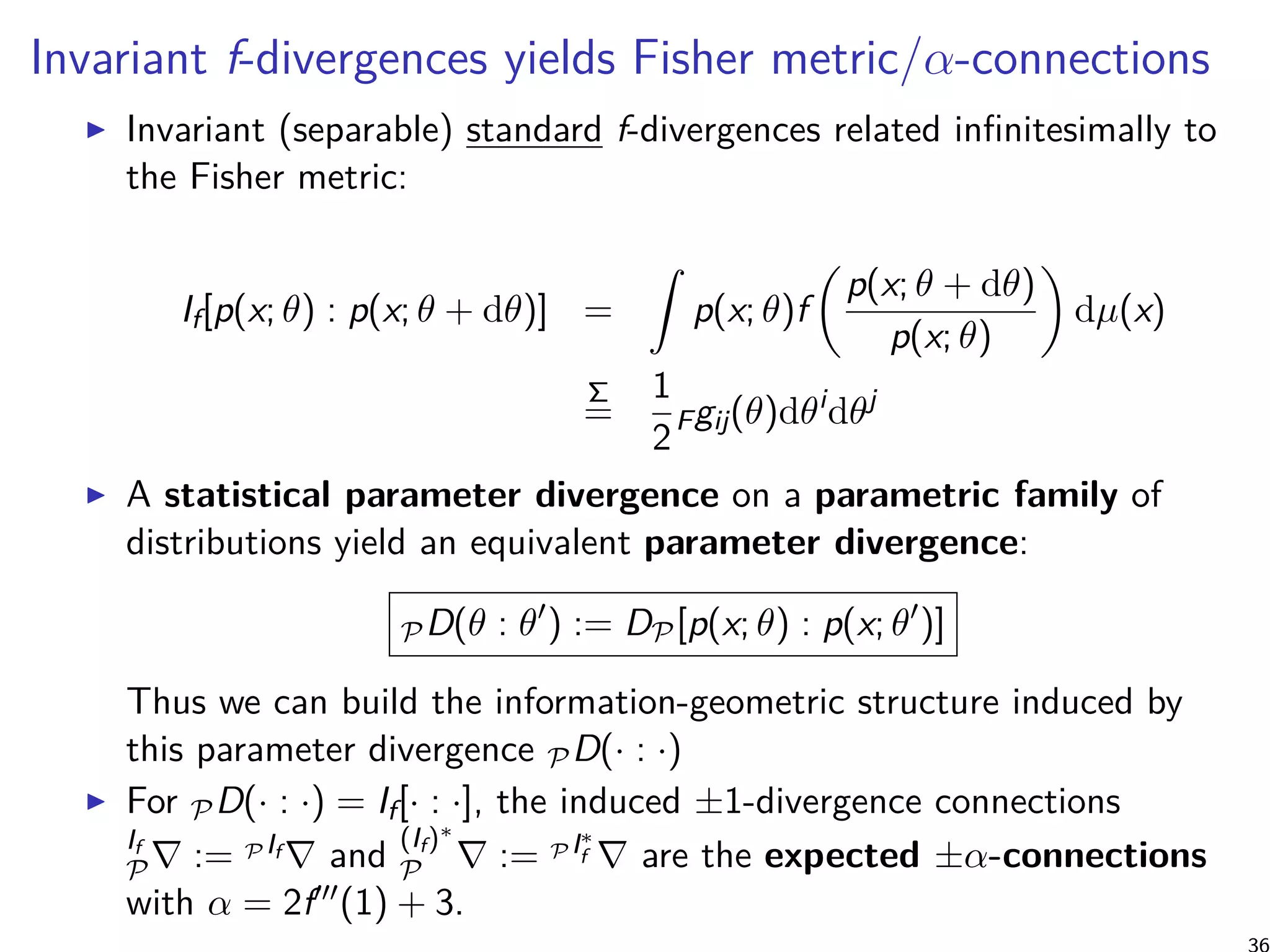 Information geometry: Dualistic manifold structures and their uses | PDF