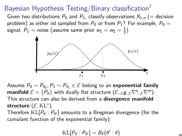 Information geometry: Dualistic manifold structures and their uses | PPT