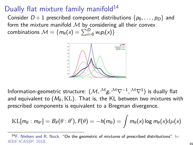 Information geometry: Dualistic manifold structures and their uses | PPT