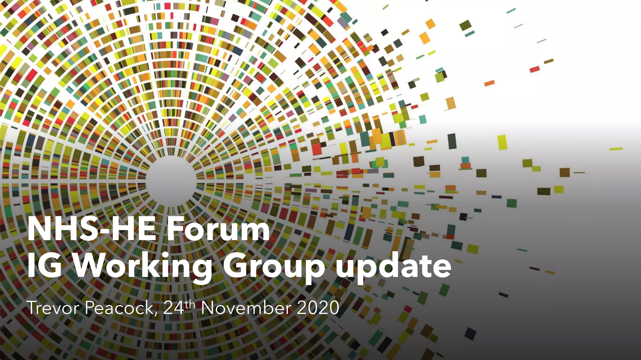 IG working group update | PDF | Technology & Computing