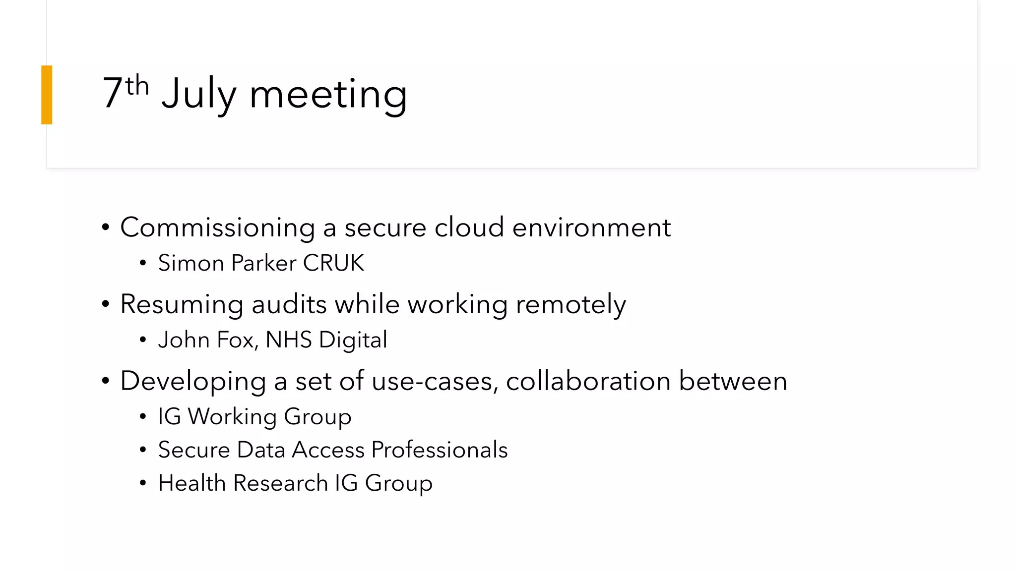 IG working group update | PDF | Technology & Computing